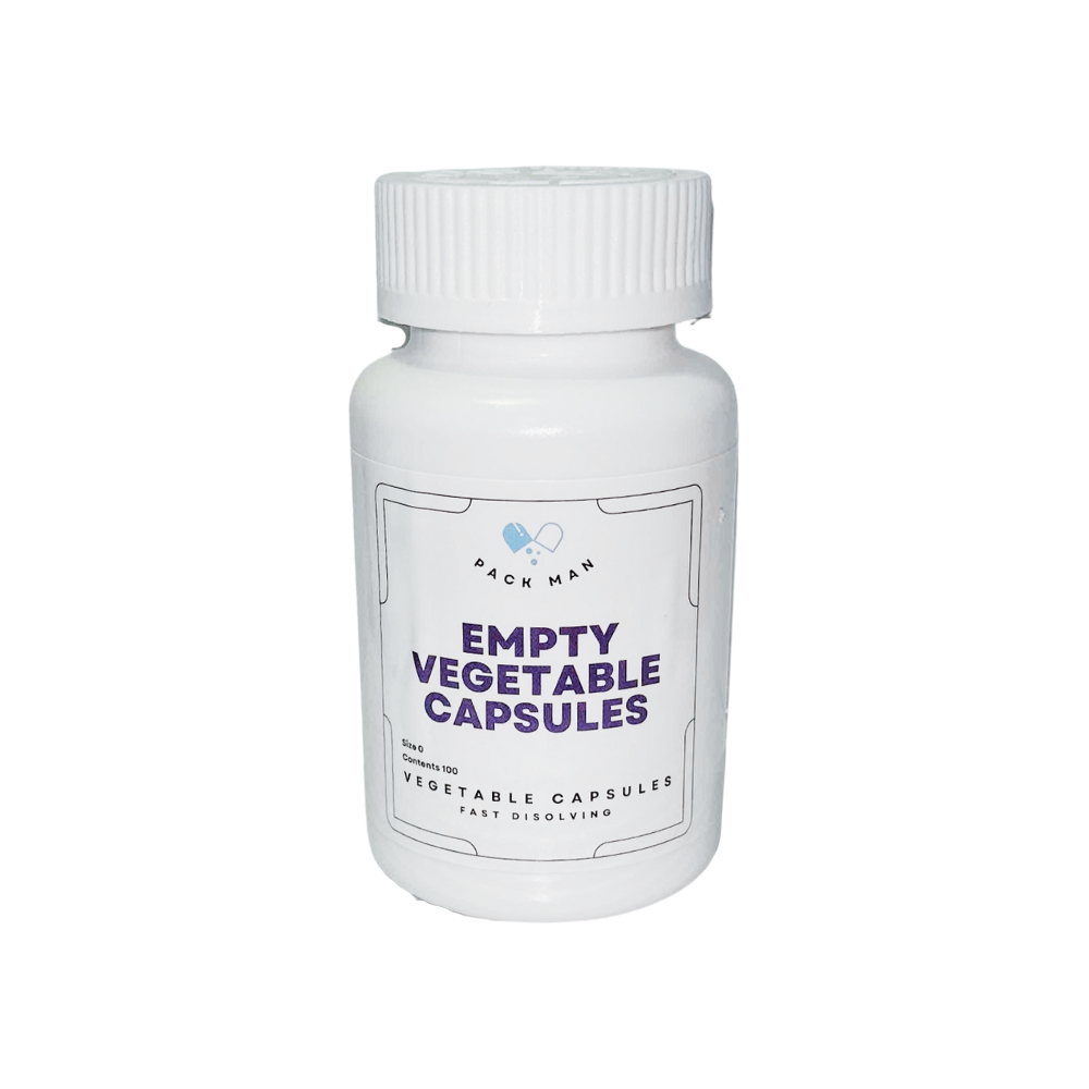 CAPSULES - Size 0 Vegetable 100pk