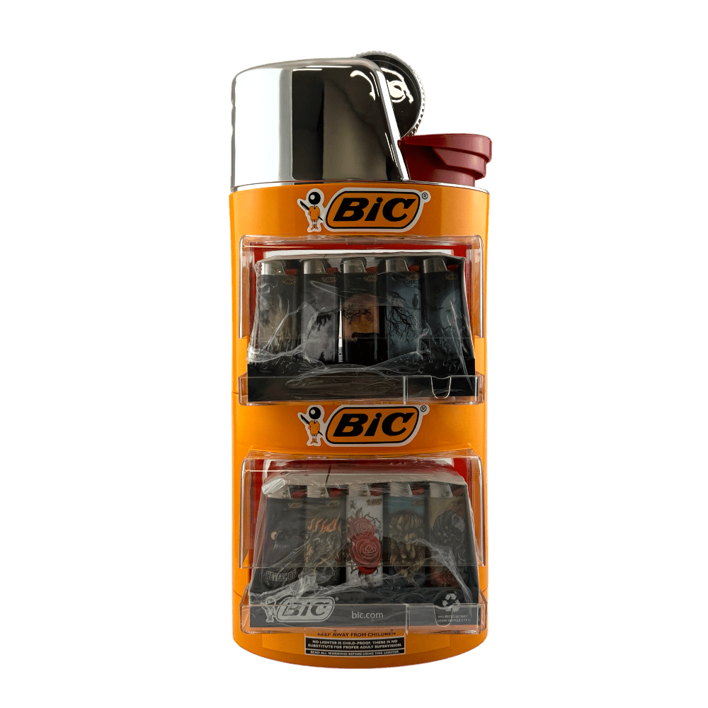 BIC STAND 2T MIXED LIGHTERS