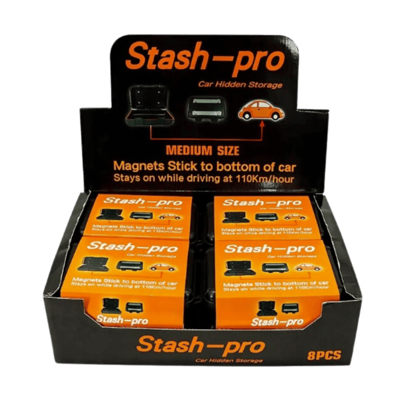 Stash-Pro Small Magnetic Safe | Heavy Duty Vehicle Stash Box | Prime ...