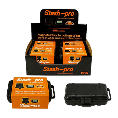 Stash-Pro Small Magnetic Safe | Heavy Duty Vehicle Stash Box | Prime ...