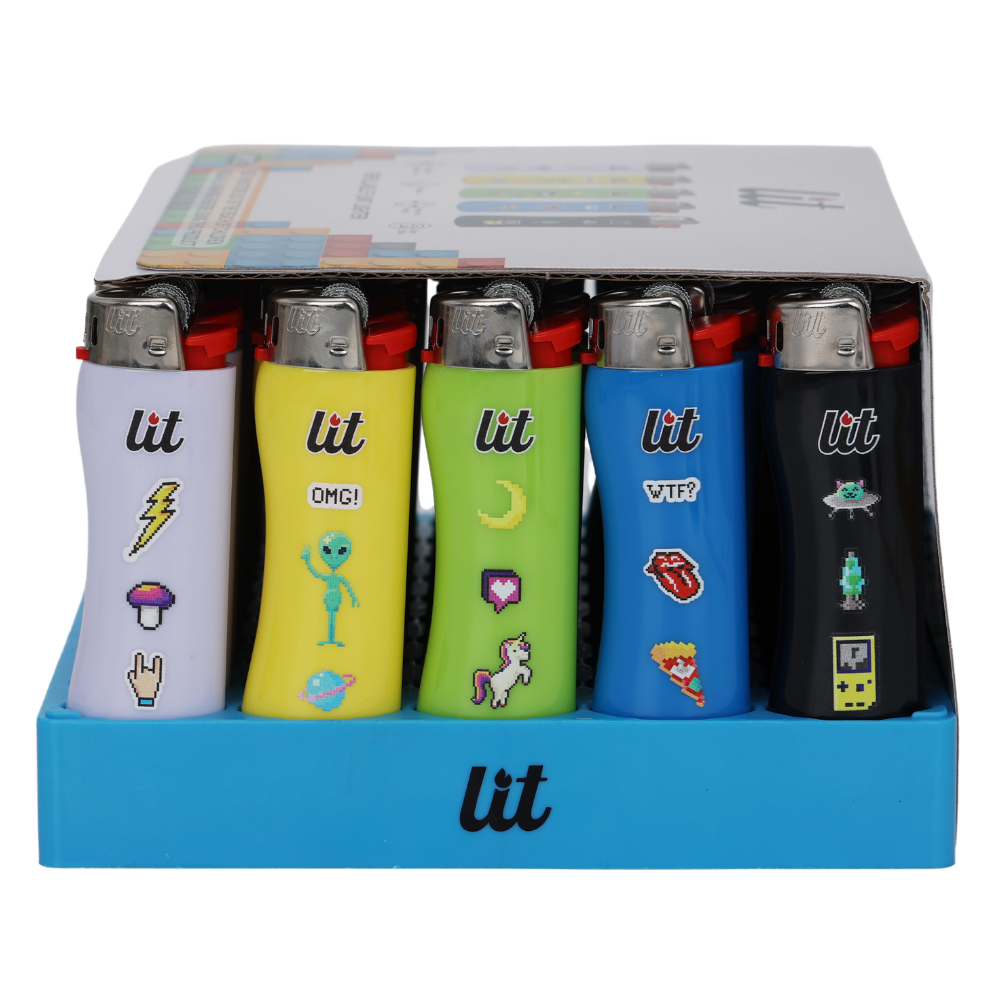 Lit Solid Flint Lighter 50pk!