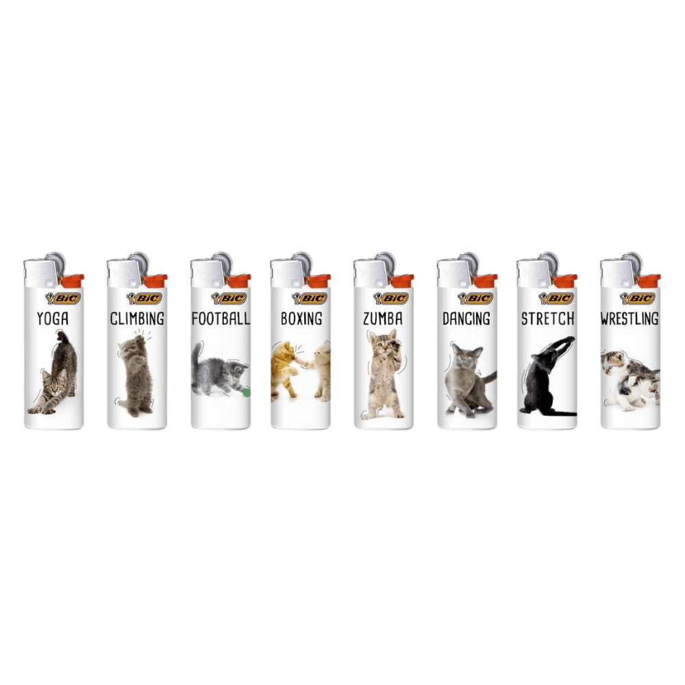 BIC Lighter Sporting Cats 50 Pack!